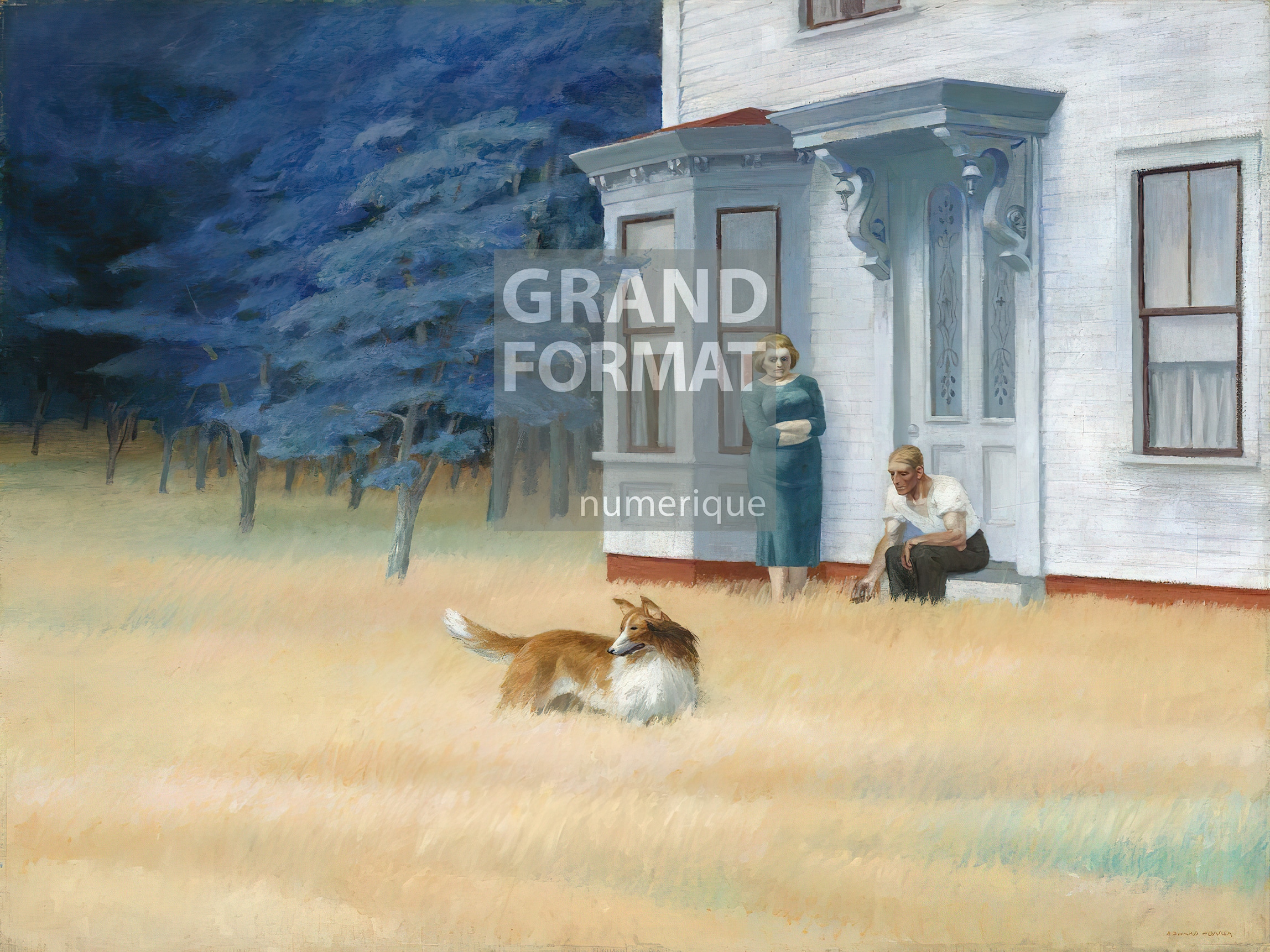 Edward Hopper Impression giclée sur toile